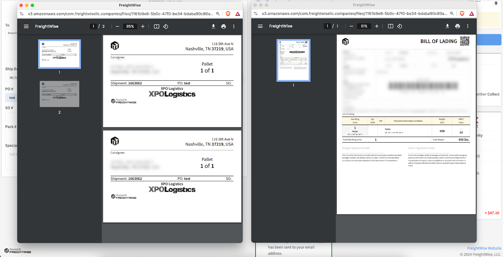 Release Notes Q2 2024 – FreightWise LLC